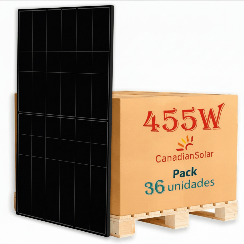 Pallet of CANADIAN SOLAR 455w. WCCSOLAR
