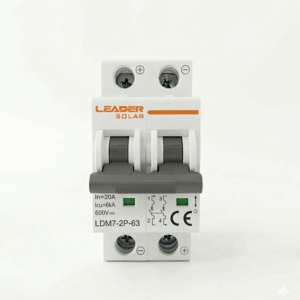 DC 32A 2P 600V circuit breaker | Photovoltaic protection